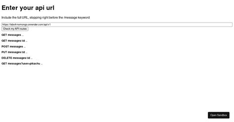 LAB4 API Tester Forked Codesandbox