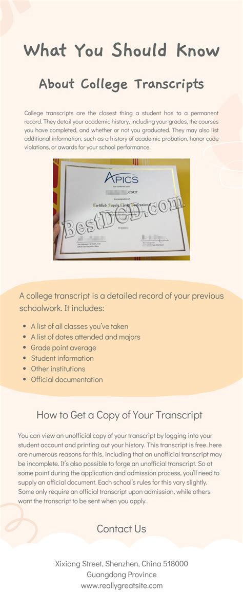 Know About College Transcripts By Bestdcd Issuu