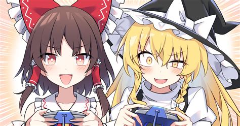 東方project レイマリ Eo55春例大祭さ49aのイラスト Pixiv