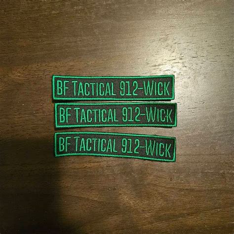 Custom Patch Embroider Name Tag Patch With Hook And Loop Fasteners Or