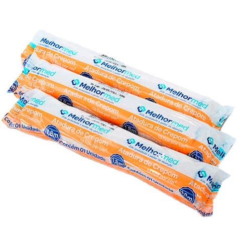 Atadura De Crepom 13 Fios 20cm X 1 80m