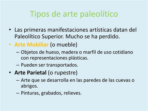 Ppt El Arte Paleol Tico Parte Arte Mobiliar Powerpoint Presentation Id