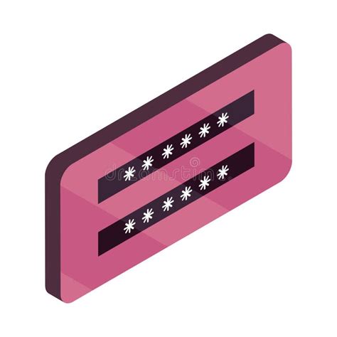 Cyber Security Password Isometric Stock Vector Illustration Of Cyber Data 258091921