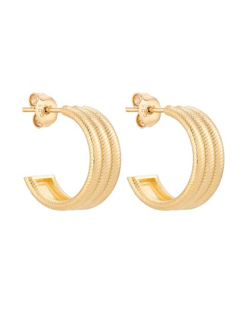 Sotho Kolczyki Kol1599 Żółte Złocenie Modivo Pl