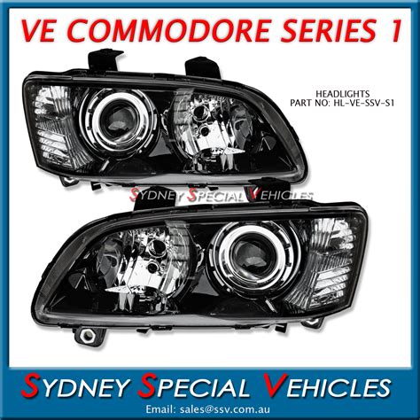 Headlights For Ve Commodore Series 1 Ssv Calais Style