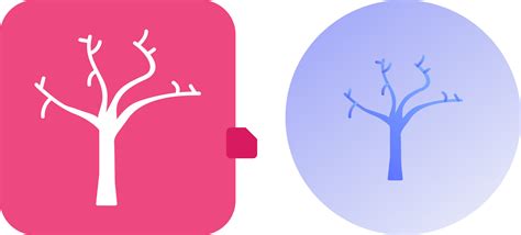 Tree With No Leaves Icon Design Vector Art At Vecteezy