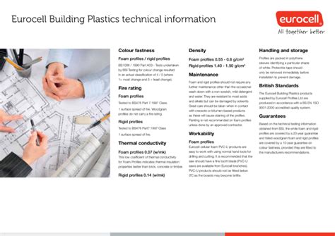 Eurocell Building Plastics Technical Information Eurocell Plc Nbs Source