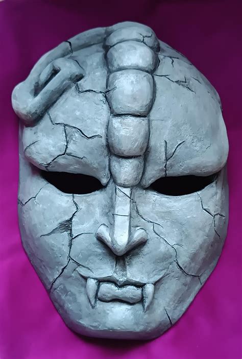 Jojos Bizarre Adventure Stone Vampire Mask Handmade Stone Dio Brando