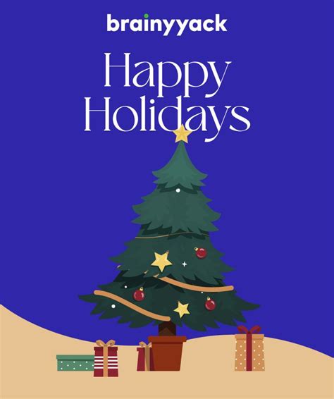 Brainyyack On Linkedin Codejoy Happyholidaysfrombrainyyack