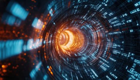 Binary Data Flow Tunnel A Virtual Warp For Coding Programming And