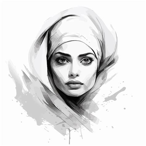 Premium Vector Muslim Girl Illustration