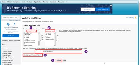 How To Create Web To Lead Form In Salesforce Salesforce Faqs