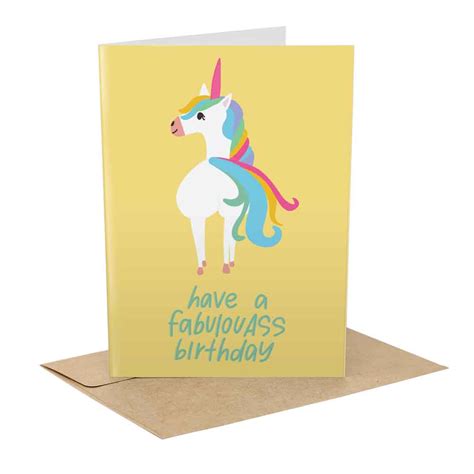 Sleazy Greetings Have A Fabulouass Birthday Card Bodispa B2b