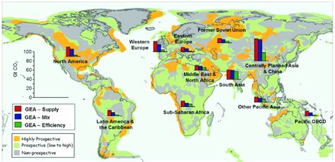 Figure Ts 21 Global Map Showing Prospective Geological Carbon Storage