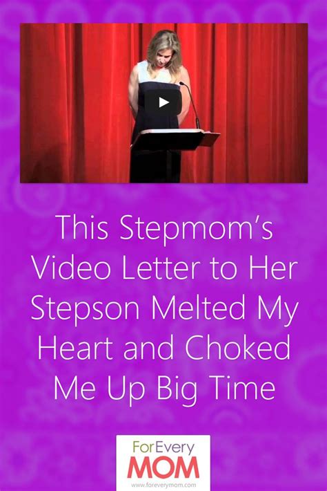 This Stepmoms Video Letter To Her Stepson Melted My Heart And Choked