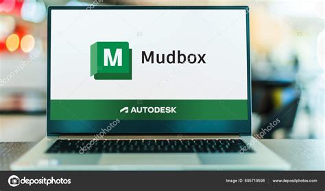 Poznan Pol Dec 2023 Laptop Computer Displaying Logo Autodesk Mudbox — Stock Editorial Photo