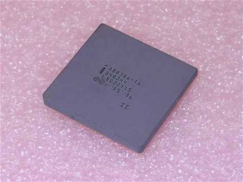 Intel A80386 16 I386 386 Sx 16mhz Processor