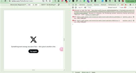 xtwitter电脑无法加载手机能加载有没有大佬帮忙看看 开发调优 LINUX DO