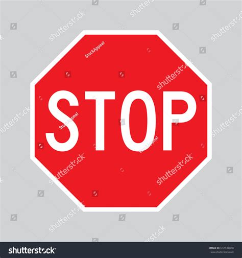 Stop Sign Outline