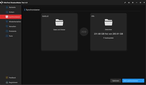 So Synchronisieren Sie Dateien Mit Minitool ShadowMaker MiniTool
