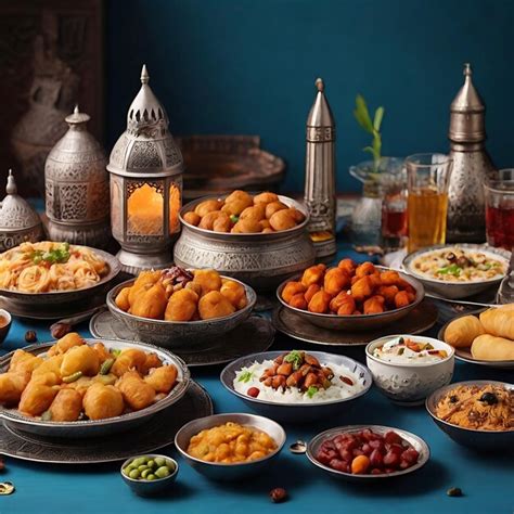 Premium Photo Ramadan Iftar Food Ai Generated
