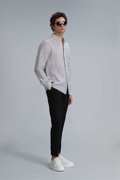 Karl Spor Erkek Chino Pantolon Slim Fit Siyah LUFIAN