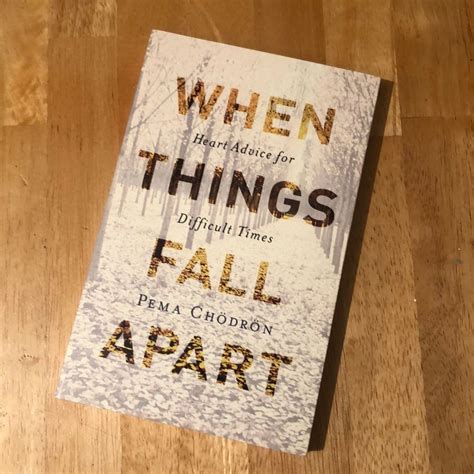 When Things Fall Apart By Pema Chödrön Paperback Pangobooks