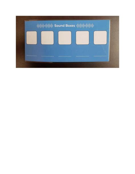 Sound Boxes National Institute For Learning Development