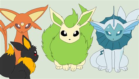 Eevee Pack Part 2 By Xxvampwolfrulesxx On Deviantart