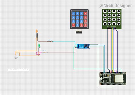 How To Use 4x4 Keypad Pinouts Specs And Examples Cirkit Designer