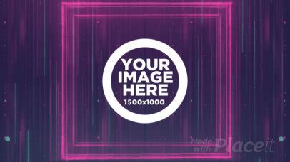 Placeit Intro Maker For A Logo Reveal With A Cyberspace Look