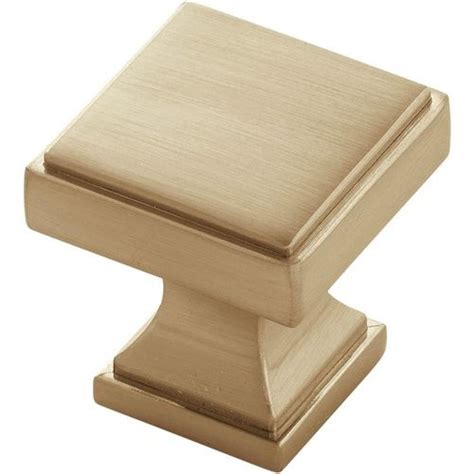 Belwith Keeler B077458 Cbz 1 1 8 Inch Length Brownstone Square Cabinet