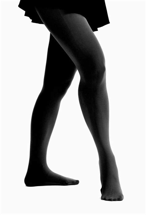 Collants De Patinage Mimi Style Avec Pieds Epais Noir