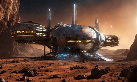 Download Ai Generated Space Station Science Fiction Royalty Free