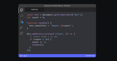 Discord Code Block Theme By Itsamedood Vs Code Themes