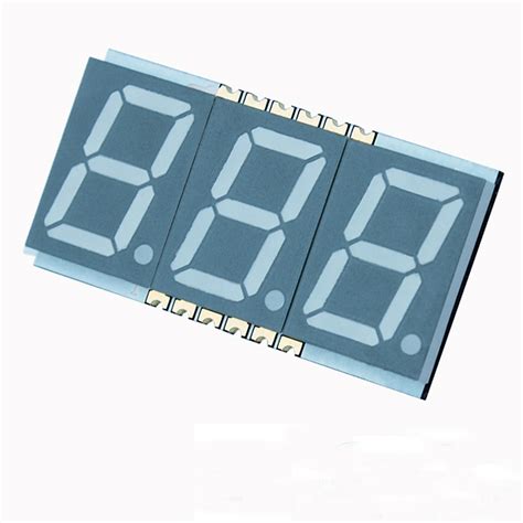 Top Quality 0 56 Triple Digit Smd Led Display 7 Segment Smd Led Indicator 3 Digits From China