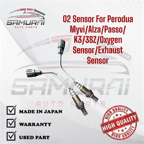 O2 Sensor For Perodua Myvi Alza Passo K3 3sz Oxygen Sensor Exhaust Sensor Shopee Malaysia