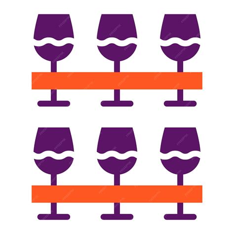 Premium Vector Wine Glasses Vector Icon Design Illustration