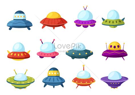 Ufo 비행 우주선 그림 일러스트 무료 다운로드 Lovepik