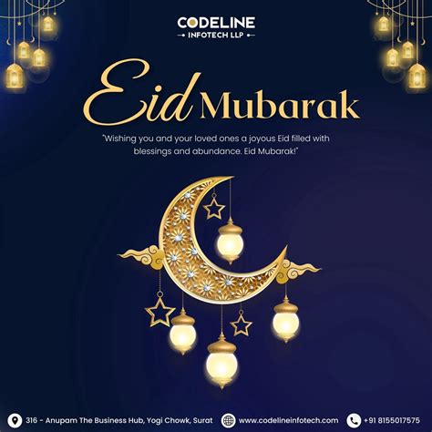 Codeline Infotech Llp On Linkedin Eid Eidmubarak Blessings Celebration