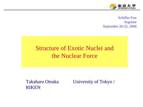 Pdf Structure Of Exotic Nuclei And The Nuclear Force Dokumen Tips
