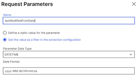 Configuring Request Parameters