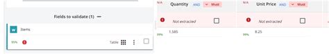 How Do I Extract Values From A Table In Extraction Results And Sum Them
