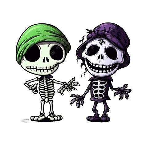 Carino Clip Art Scheletro Di Halloween