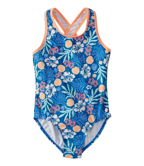 Girls Watersports Swimwear One Piece Swimwear At Llbean