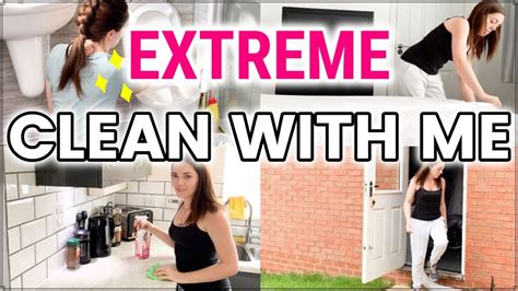 Extreme All Day Clean With Me Speed Cleaning Motivation Youtube