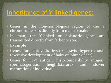 Sex Linked Inheritance Pptx