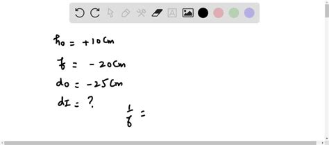 solved an object height 10 cm is located in front of a concave lens
