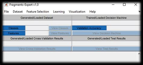 The Overall Appearance Of Fragments Expert Gui Download Scientific