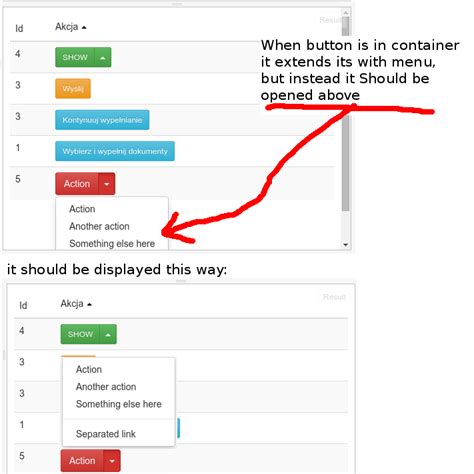 Css Bootstrap 3 Button Group Drop UP Or DOWN Base On Position In